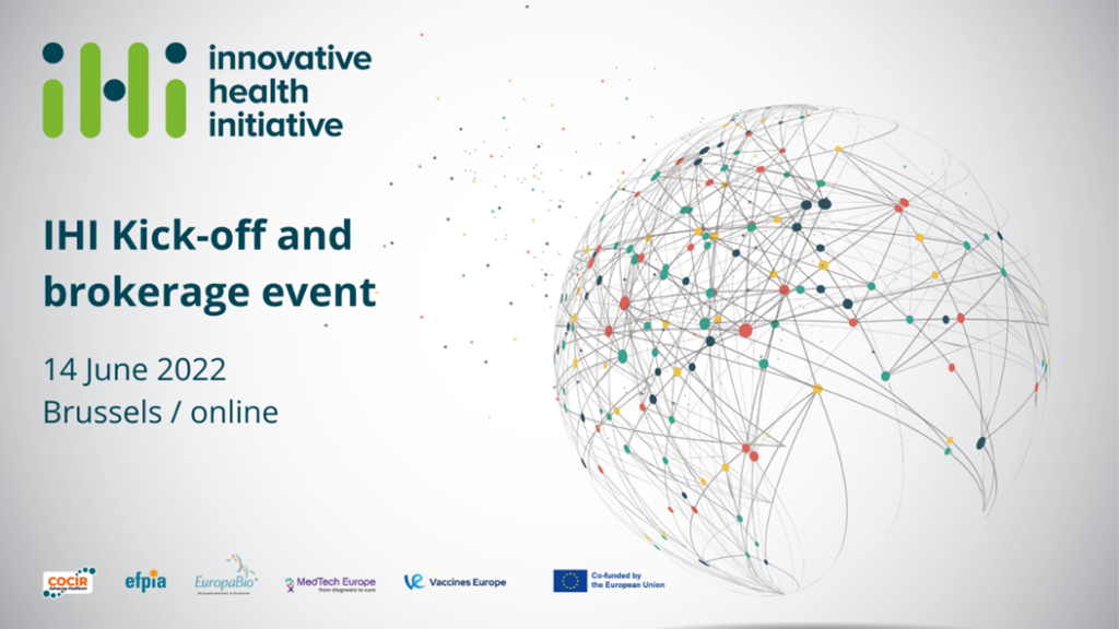 Innovative Health Initiative (IHI) announces Kick-off and brokerage ...