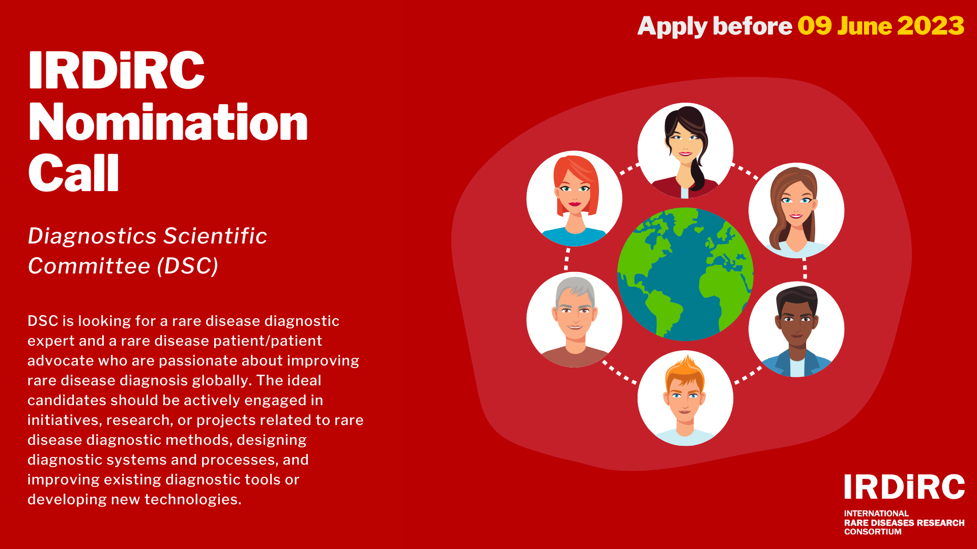 Join IRDiRC’s Diagnostics Scientific Committee – EJP RD – European ...